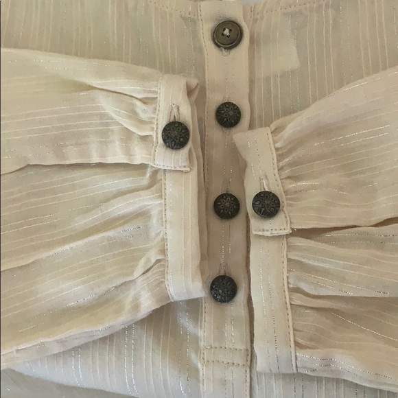 Nick & Mo | Tops | Nick Mo Ivory Sheer Tunic Size Medium | Poshmark